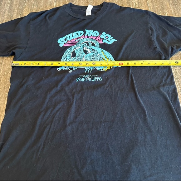 Shirts | Mens Twenty One Pilots Scaled And Icy Tshirt Black Xlarge ...